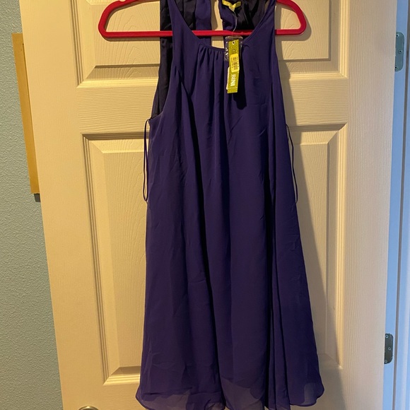 Gianni Bini | Dresses | Purple High Neck Dress | Poshmark